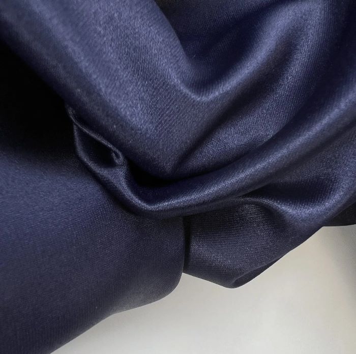 Luksuzni Američki Saten, Visoka Moda, Modra Boja - Amika Tekstil